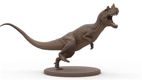 Carnotaurus Dinosaur Figurine Stl Free 3d Print Model Remeshy