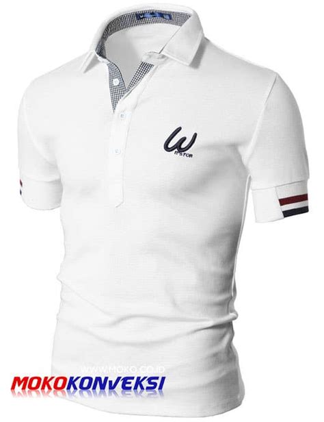 53 Contoh Kaos Putih Polos