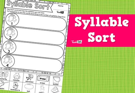 Syllable Sort Teacher Resources And Classroom Games Teach This