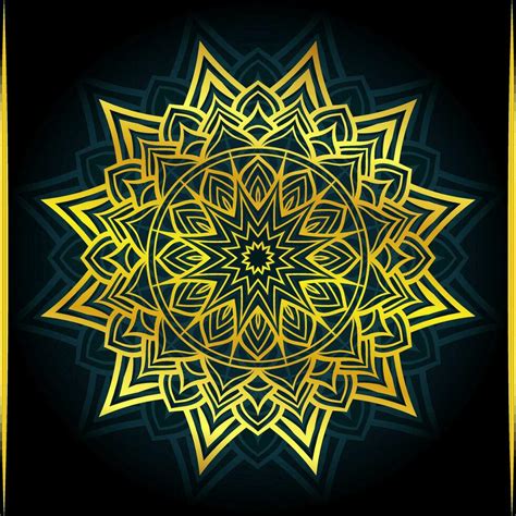 Mandla Background Design With Golden Arabesque Pattern Arabic Islamic East Style 27428979 Vector