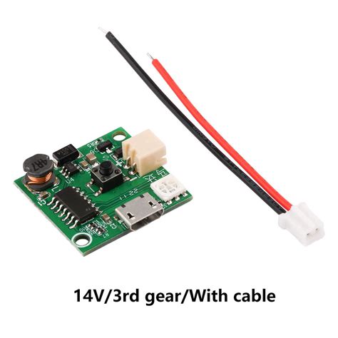 Usb Mini Fan Circuit Board 37v Battery Charging Module Dc Ups With