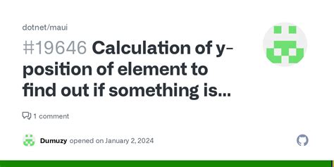 Calculation Of Y Position Of Element To Find Out If Something Is On