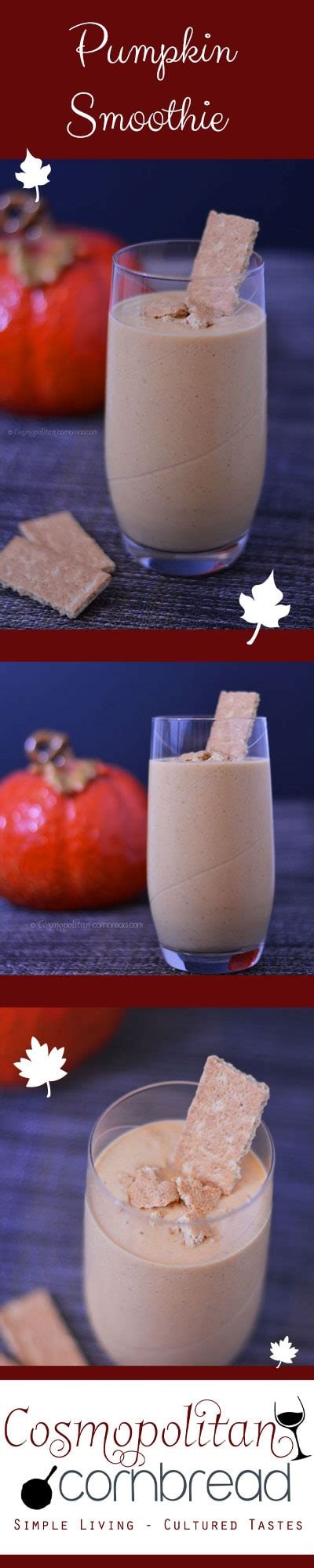 Pumpkin Smoothie Cosmopolitan Cornbread
