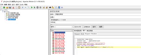 jmeter 发送post接口 content type配置的application json 发出去的是text plain导致报