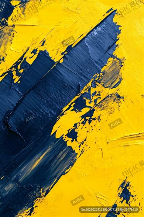 Ai创作图黄黑油漆 黄色喷墨流彩艺术背景 毛笔笔刷泼墨纹理 蓝色黄色绘画 黑色黄色绘画 线条蓝黄撞色 墨韵唯美黄蓝色 油画颜料油彩纹理肌理 笔触肌理纹理 艺术笔触肌理 抽像笔刷油画肌理 黄色