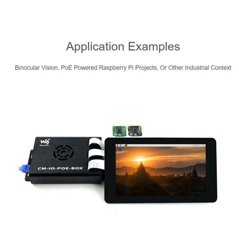 Waveshare มินิคอมพิวเตอร์สำหรับ Raspberry Pi Cm ปลั๊ก Uk