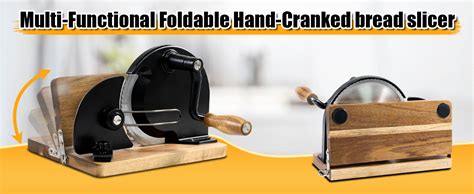Manual Bread Slicermulti Functional Foldable Hand Cranked