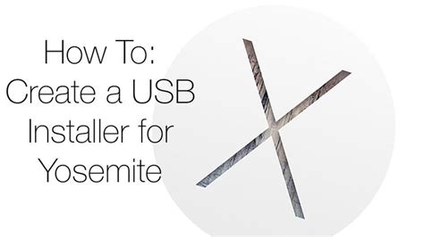How To Make A Bootable Usb For Os X Yosemite Yosemite Usb Reading