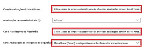 implementação de cadências com o intune e o microsoft update mu