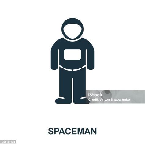 우주인 아이콘입니다 평면 스타일 아이콘 디자인입니다 Ui입니다 우주인 아이콘의 그림입니다 그림 흰색 절연입니다 웹 디자인에 사용 가능 애플 리 케이 션 소프트웨어 인쇄