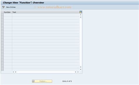 F SAP Tcode Functions