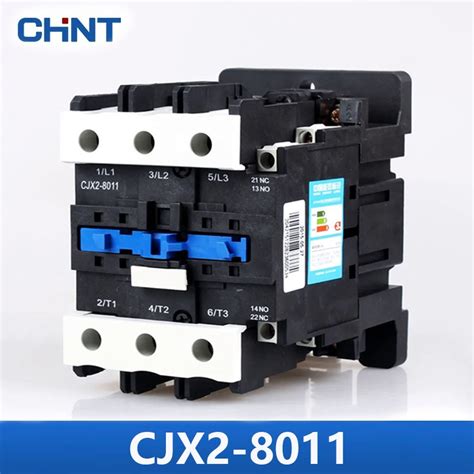 Chnt Chint Cjx2 8011 Lc1 Series 80a คอนแทคแม่เหล็ก Ac คอนแทคเตอร์220v Shopee Thailand