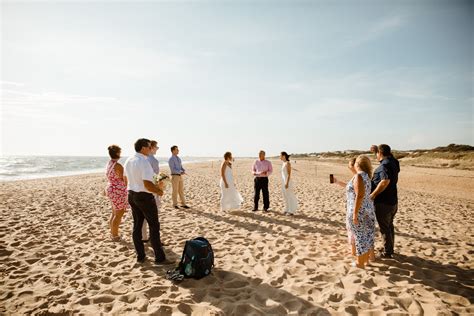 Summer Beach Elopement On Herring Cove Beach In The Beautiful Outer