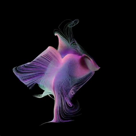 A Colorful Advection Animation I Made Using Geometry Nodes Rblender