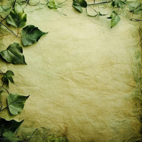 Beautiful Green Document Background Premium Ai Generated Image