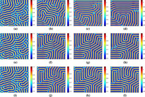 Comparison Of The Pattern Evolution With Different Time Delays Download Scientific Diagram