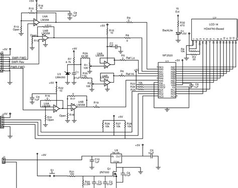 Lazure Bench SWR And Power Meter Schematics