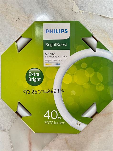 PHILIPS TL-E 40W Circular Fluorescent lamp, Furniture & Home Living ...