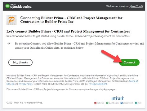 QuickBooks Online Integration