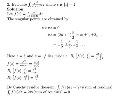 Complex Integration