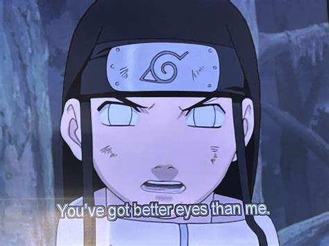 Neji Activating Byakugan