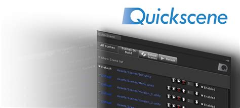 quickscene less scene swapping more productivity community