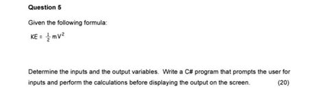 solved question 1 write a program that computes the area and