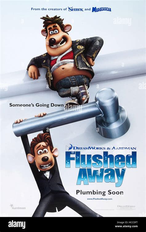 Flushed Away Us Advance Poster Art 2006 ©dreamworkscourtesy Everett