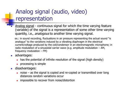 Ppt Introduction To Multimedia Analogdigital Representation Of