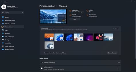 如何在windows 11上更改主题和墙纸 Infoxiao