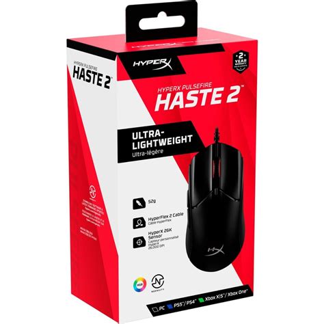 Hyperx Pulsefire Haste 2 Wired Up To 26000 Dpi Exceptional 8000hz Pol Igeek Megastore