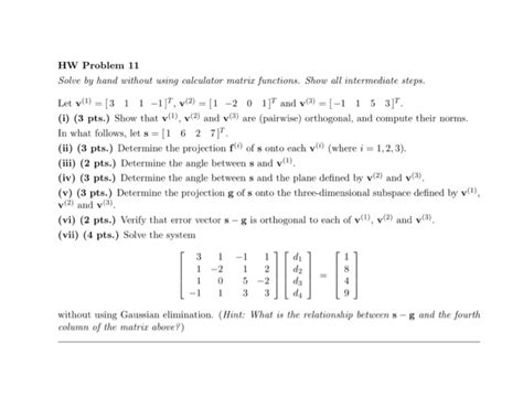 solved hw problem 11 solve by hand without using calculator