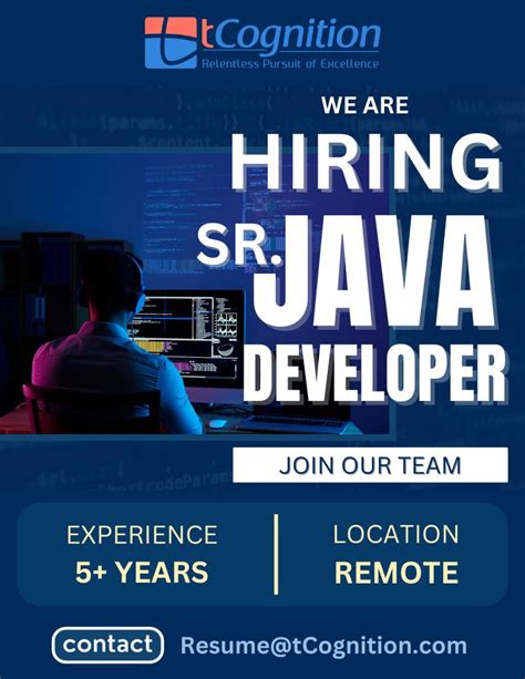 tcognition on linkedin hiring seniorjavadeveloper job placement engineers tcognition…