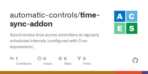 Github Automatic Controlstime Sync Addon Synchronizes Time Across