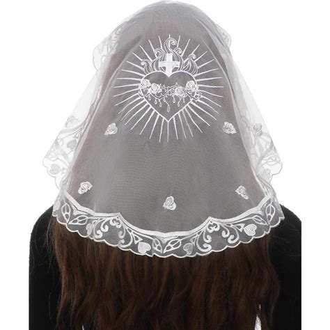 Bozidol Catholic Veils For Women Mass Sacred Heart And Rose Church