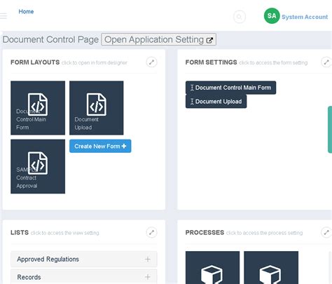 Accessing The Form Builder