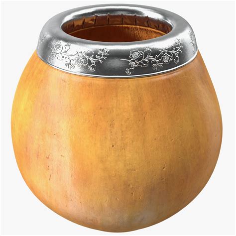 Yerba Mate Calabaza Empty 3d Model 24 3ds Blend C4d Fbx Max Ma