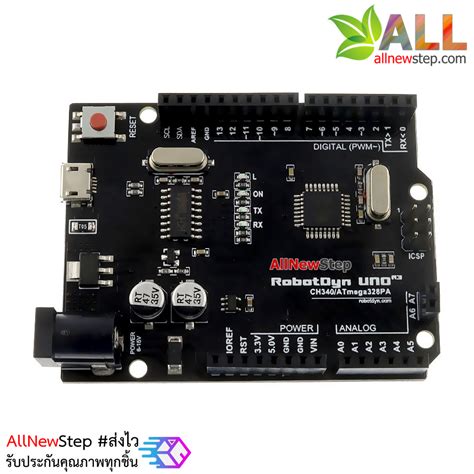 Uno R3 Micro A6a7 Pin บอร์ด Uno หัวต่อแบบ Micro Usb เพิ่มขา A6 และ