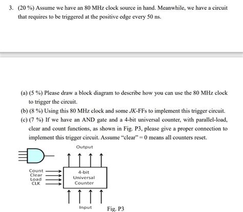 Solved Assume We Have An MHz Clock Source In Chegg