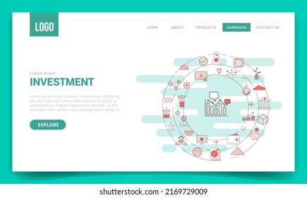 Algorithm Concept Icon Set Template Banner Stock Vector Royalty Free Shutterstock