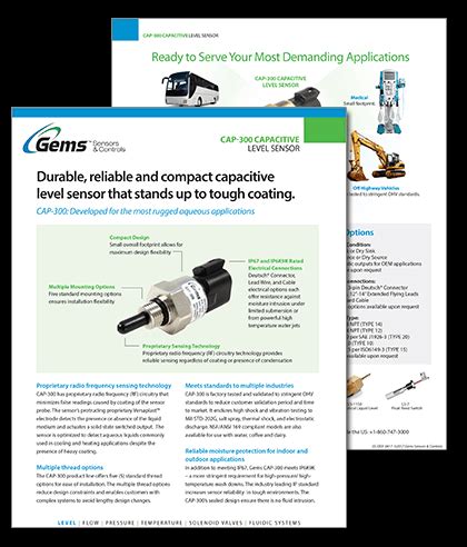 CAP Product Guide Gems Sensors