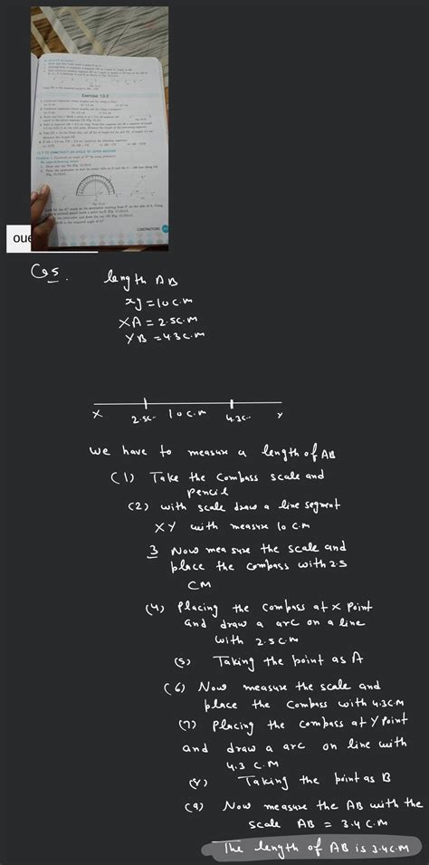 Construct Segments Whose Lengths Are By Using A Compass Filo