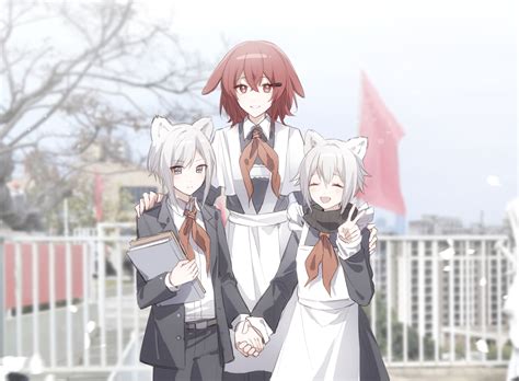 Crownslayer Misha And Skullshatterer Arknights Drawn By