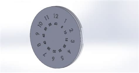 Incremental Numeric Boss Cut Using Circular Pattern In Solidworks