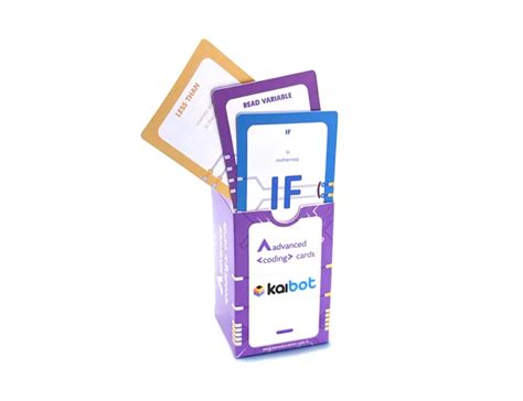 KaiBot Advanced Coding Cards STEM Education Works