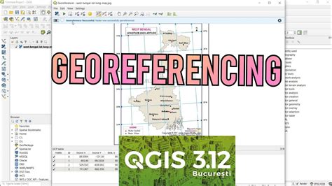 Georeferencing In Qgis 3122 Georeferencing And Digitize In Qgis Qgis Tutorial Youtube