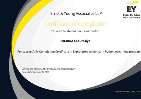 Exploratoryanalytics Python Dataanalysis Certification Ey Learningjourney Datascience
