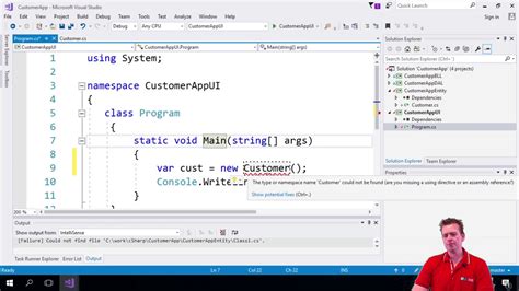 C Architecture And More With Net Core S2p7 Moving Customer Class