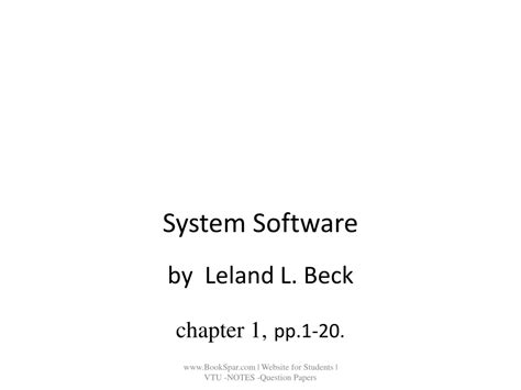 ppt system software and machine architecture powerpoint presentation