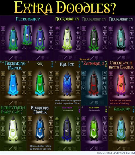 Necromancy First Look S Plus Some 120 God Capes And Extra Doodles P